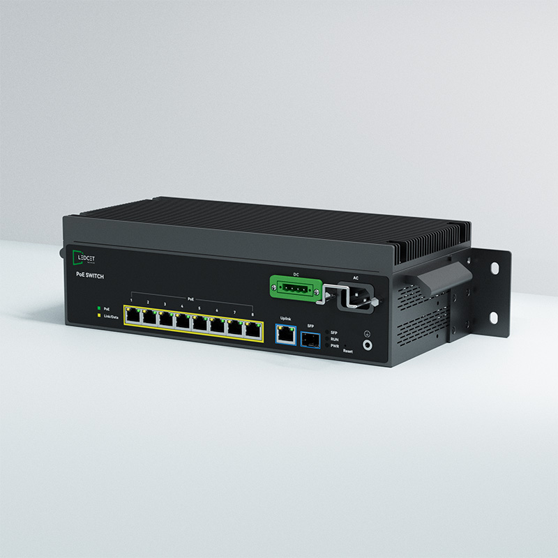 8 Port PoE SWITCH Based On IEEE802.3BT Standard manufacturer,8 Port PoE ...