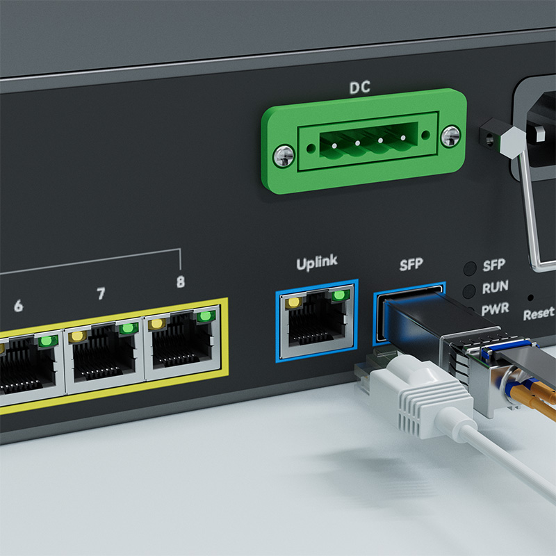 8 Port PoE SWITCH Based On IEEE802.3BT Standard manufacturer,8 Port PoE ...